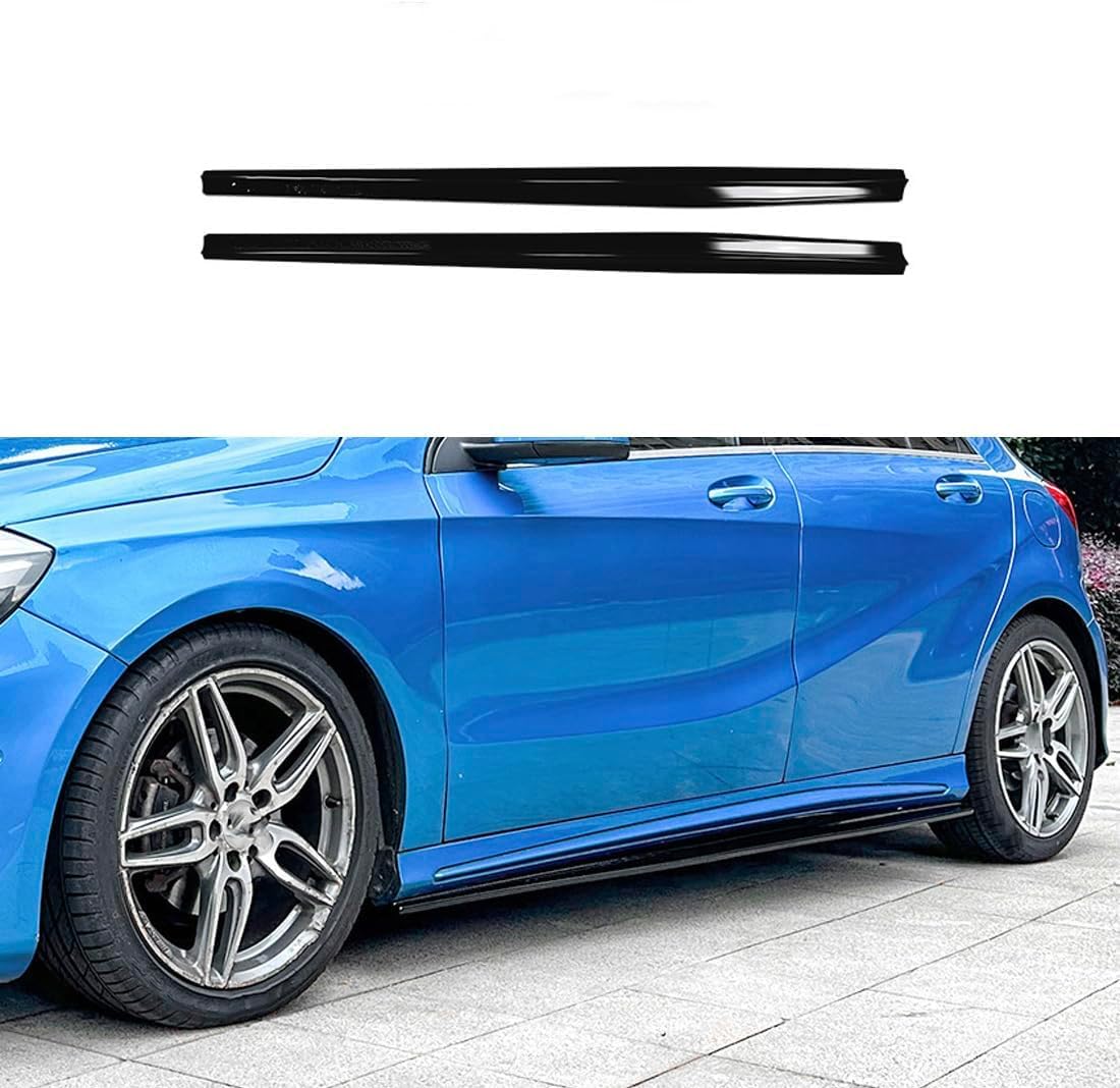 MERC W176 A-CLASS SIDE SKIRT EXTENSION – Karbon Auto