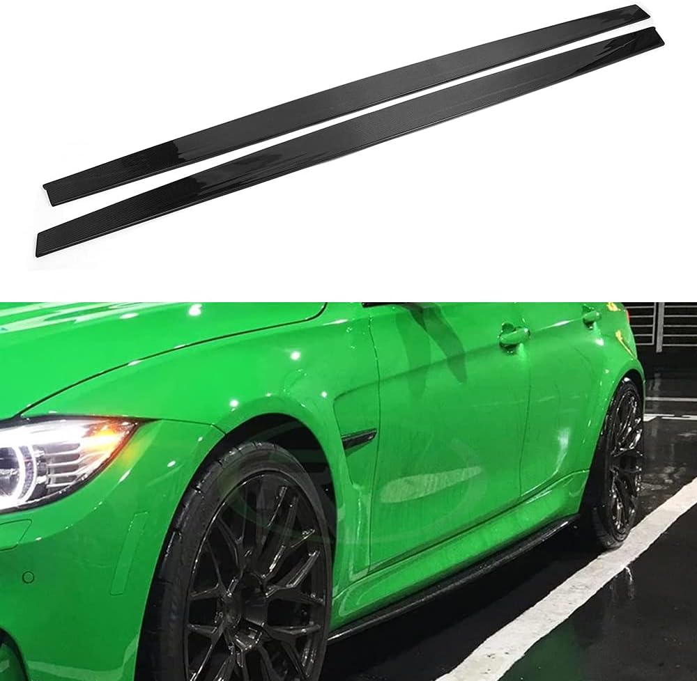 F80 M3 / F82 M4 PERFORMANCE CARBON FIBRE SIDE SKIRTS EXTENSIONS ...