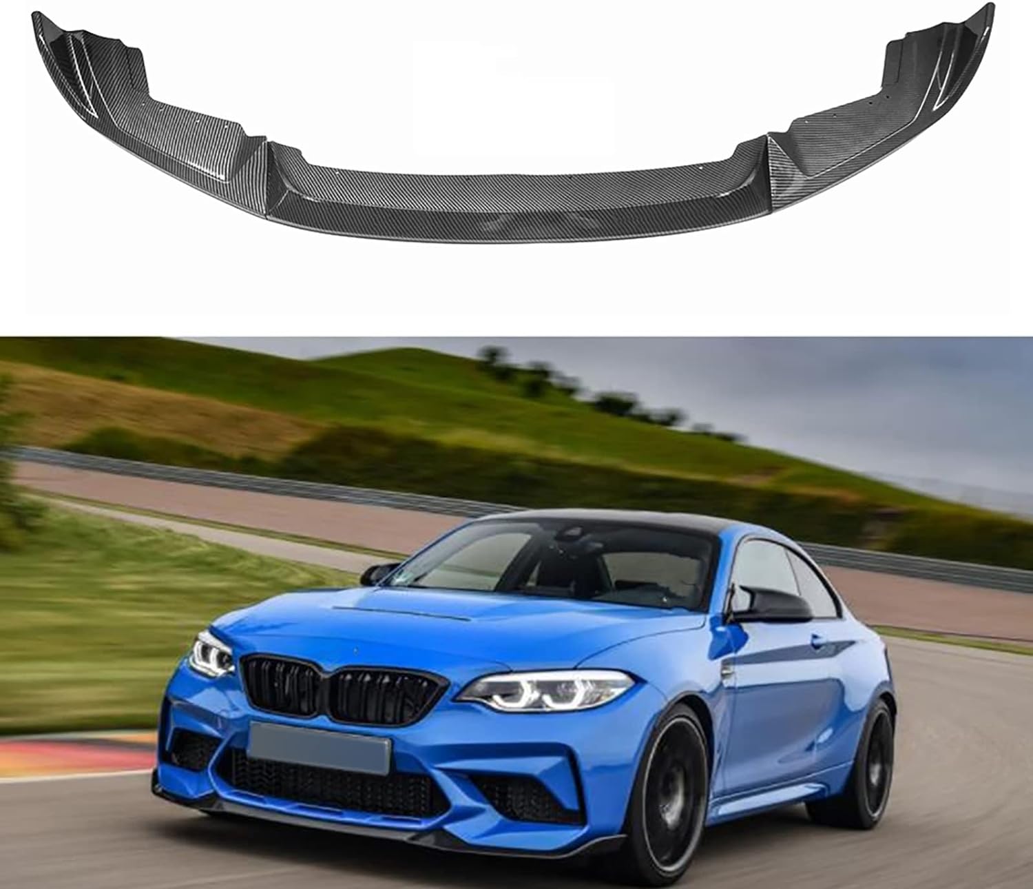 F87 M2 COMPETITION PERFORMANCE STYLE CARBON FIBRE FRONT LIP – Karbon Auto