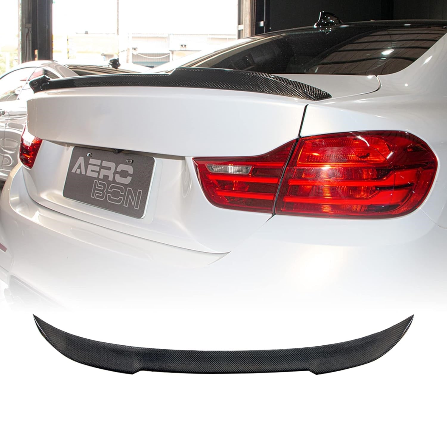 F32 4-SERIES CS STYLE CARBON FIBRE BOOT SPOILER – Karbon Auto