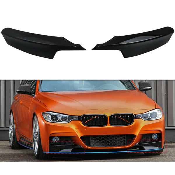 F30 3 SERIES M-SPORT FRONT SPLITTERS – Karbon Auto