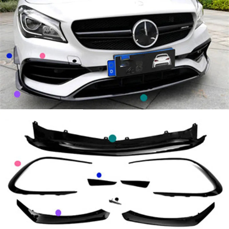 MERC W117 CLA-CLASS FRONT INSERT CANARDS – Karbon Auto