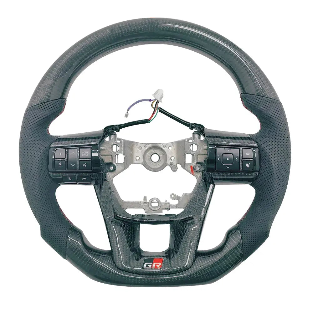 Toyota Hilux / Fortuner Genuine Carbon Fibre GR Sport Style Steering W ...