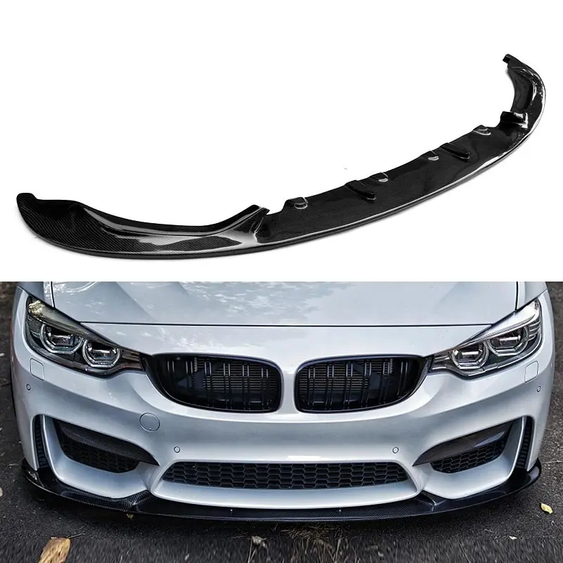 F80 M3 / F82 M4 3D STYLE CARBON FIBRE FRONT SPOILER – Karbon Auto