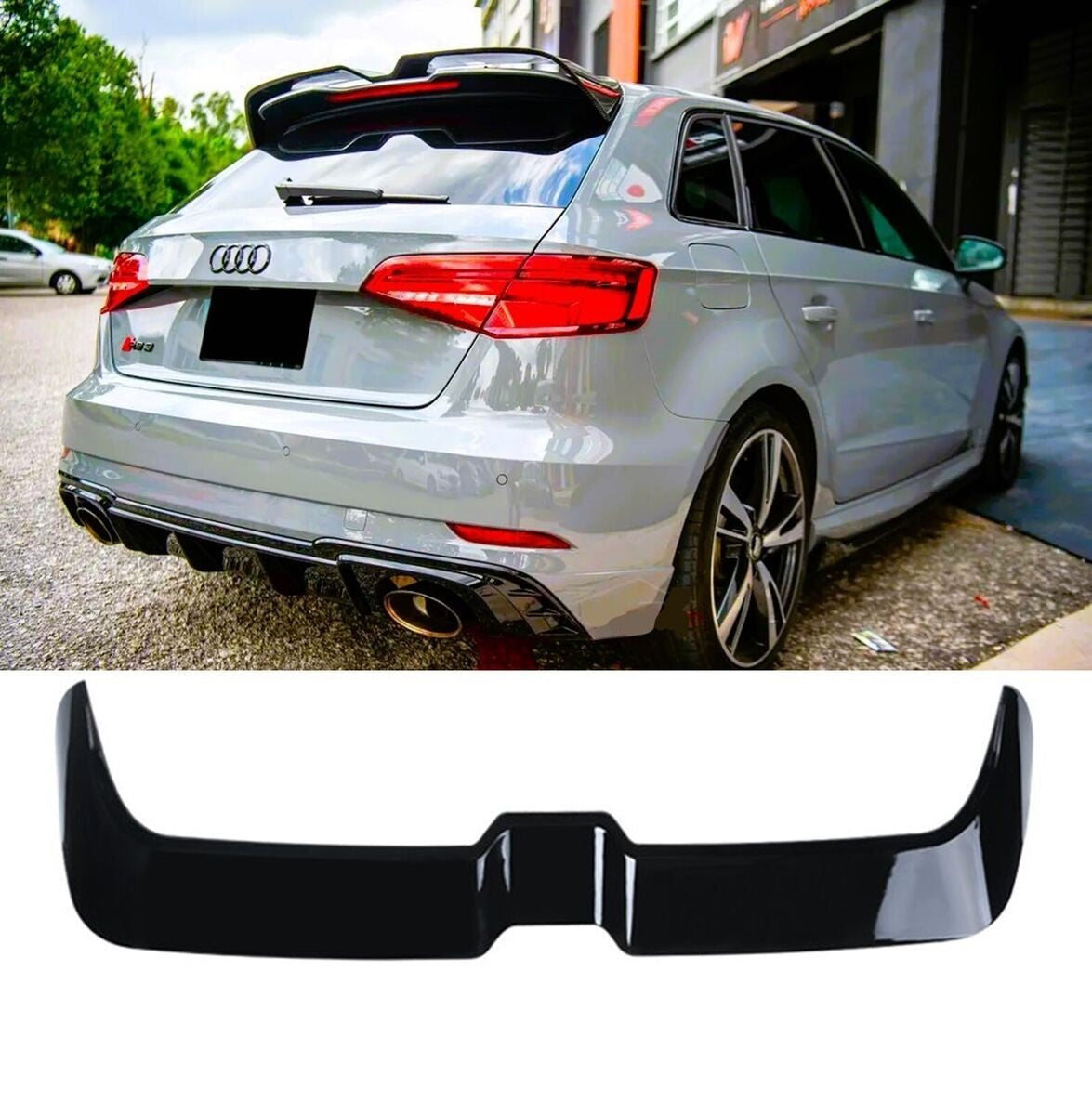 AUDI A3 8V / 8V.2 OETTINGER STYLE ROOF SPOILER – Karbon Auto