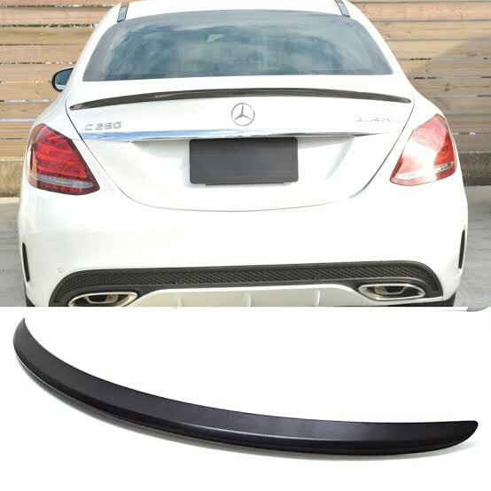 MERC W205 C-CLASS SEDAN AMG STYLE BOOT SPOILER – Karbon Auto