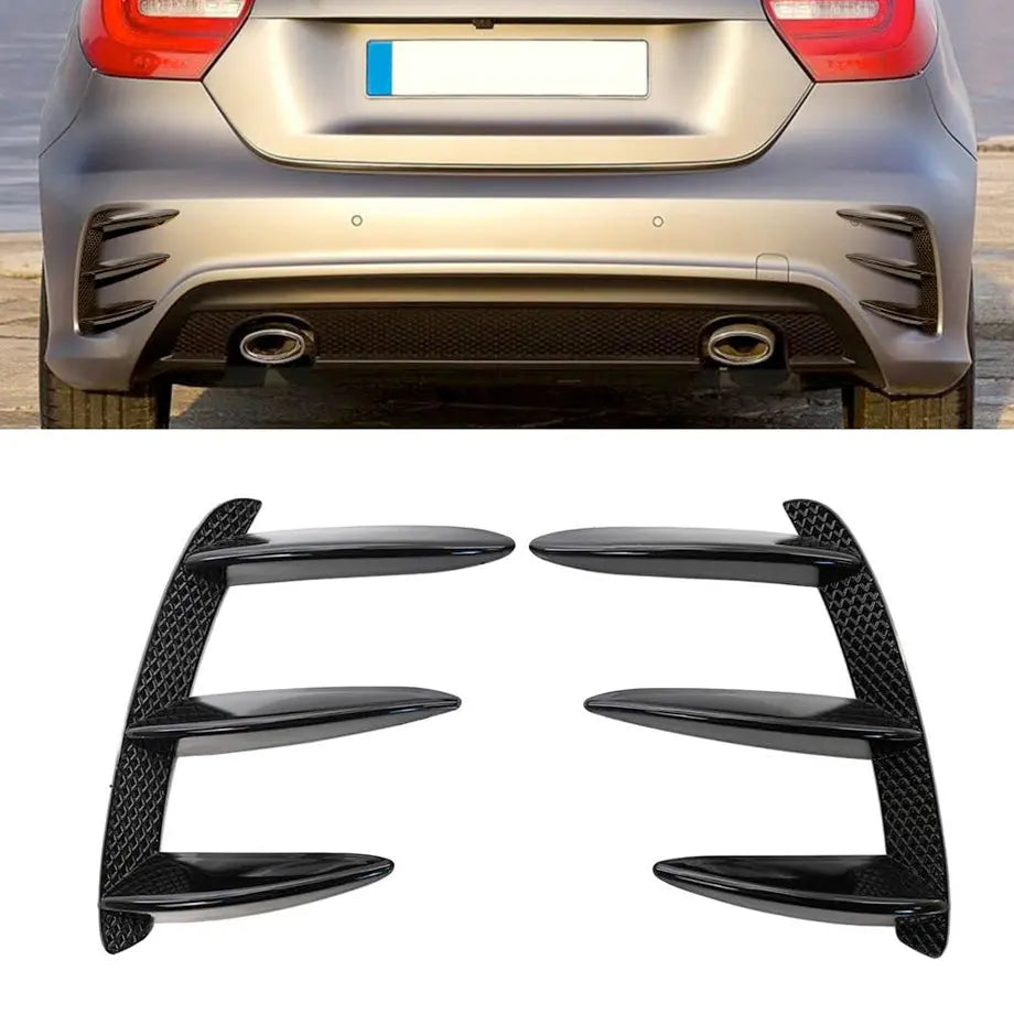MERC W176 A-CLASS CLAW STYLE REAR BUMPER CANARDS – Karbon Auto