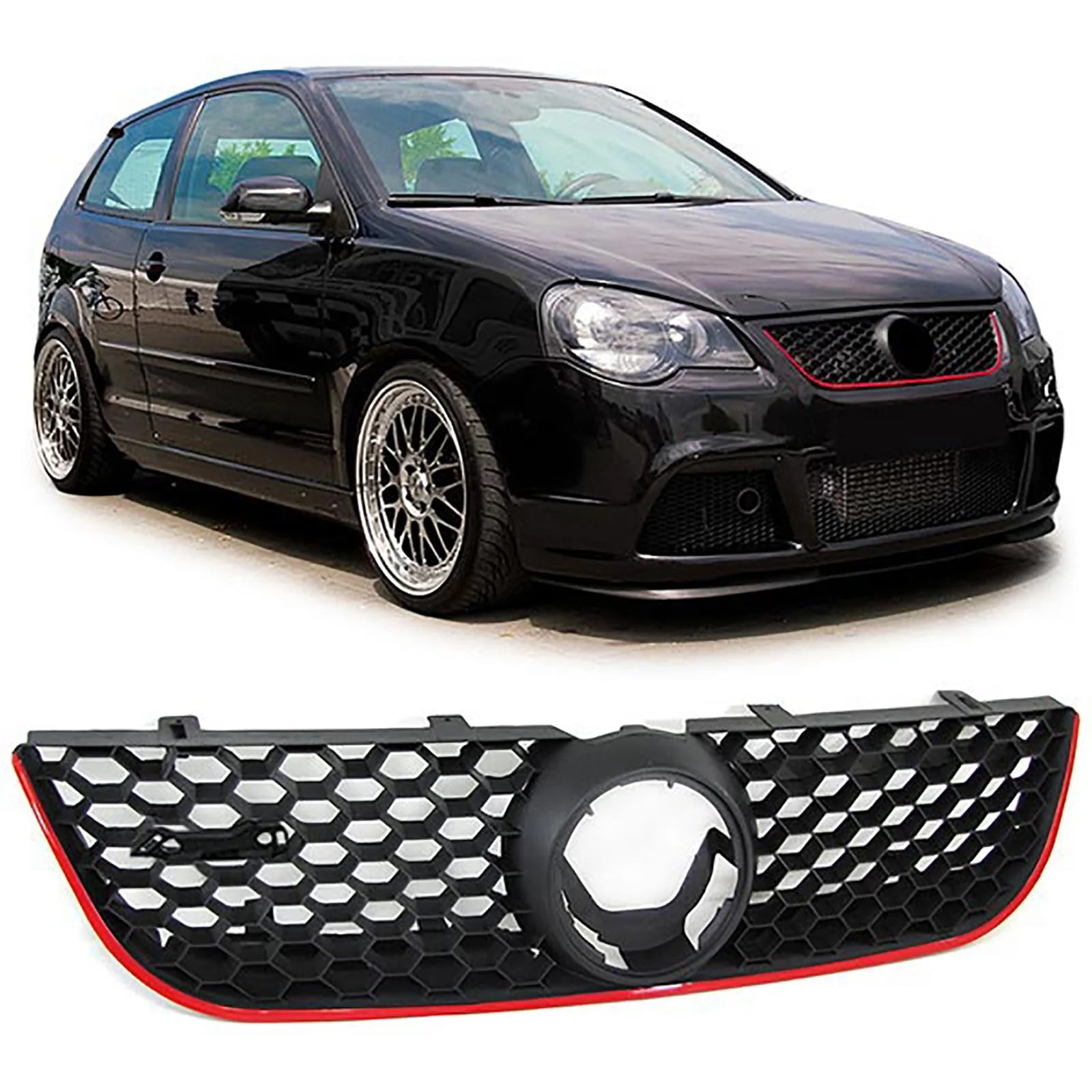POLO 9N3 GTI STYLE HONEYCOMB GRILLE – Karbon Auto