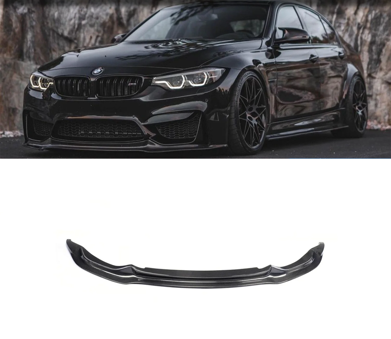 F80 M3 / F82 M4 VORSTEINER STYLE CARBON FIBRE FRONT LIP – Karbon Auto