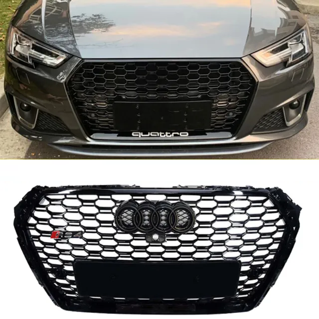 AUDI A4 B9 RS GRILLE W/BADGE – Karbon Auto