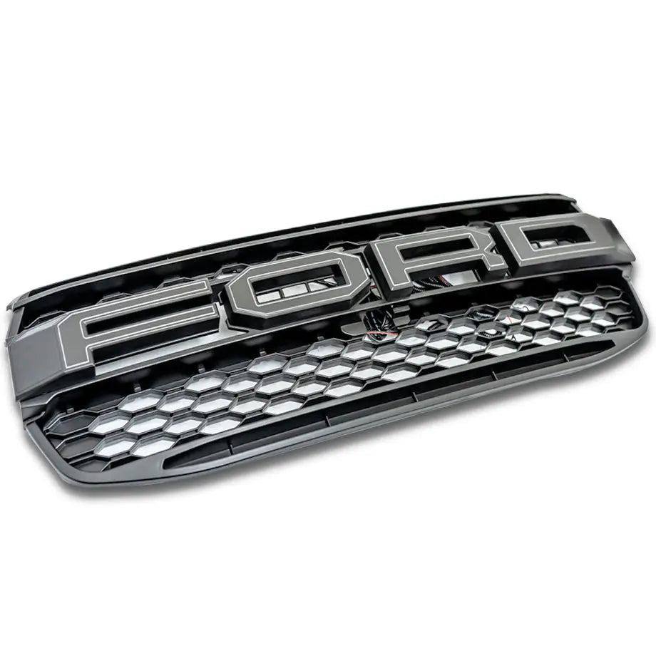 FORD RANGER NEXT GEN BASE MODEL / XL LED UPGRADE GRILLE – Karbon Auto