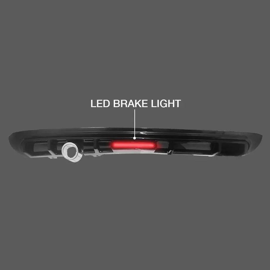 POLO 9N3 / VIVO GLOSS BLACK LED DIFFUSER WITH DUMMY EXHAUST – Karbon Auto