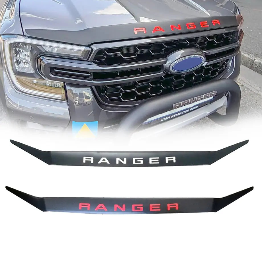 FORD RANGER NEXT GEN MATTE BLACK BONNET GUARD – Karbon Auto