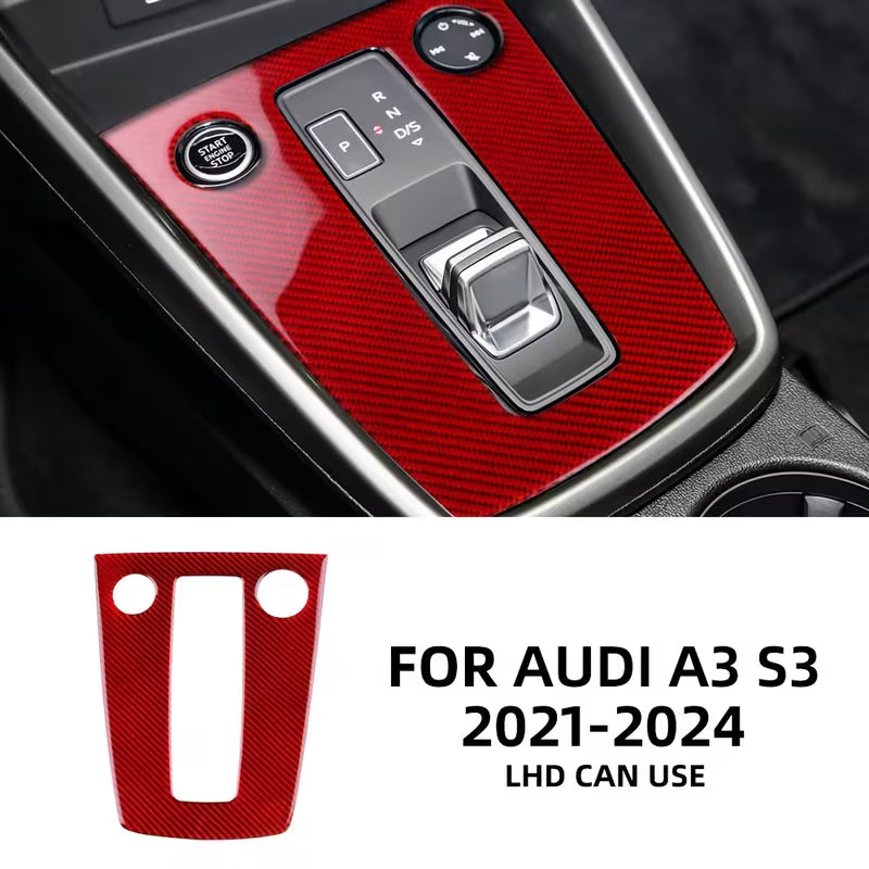 Audi RS3 8Y Carbon Center Console (RED) – Karbon Auto