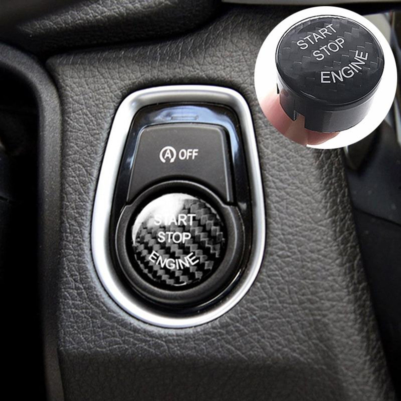 F-SERIES CARBON FIBRE START STOP BUTTON – Karbon Auto