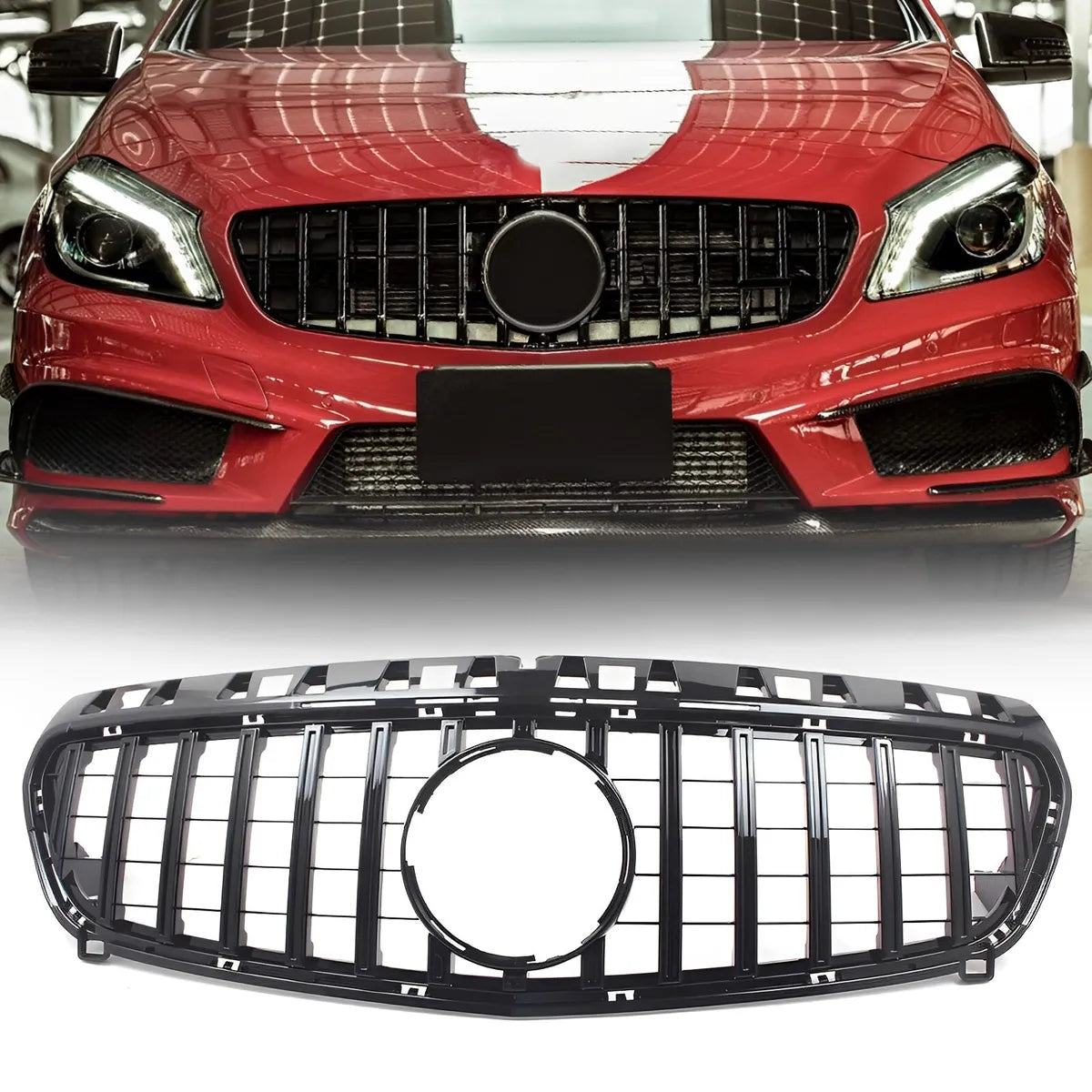 MERC W176 A CLASS GTR PAN AM STYLE GRILLE – Karbon Auto