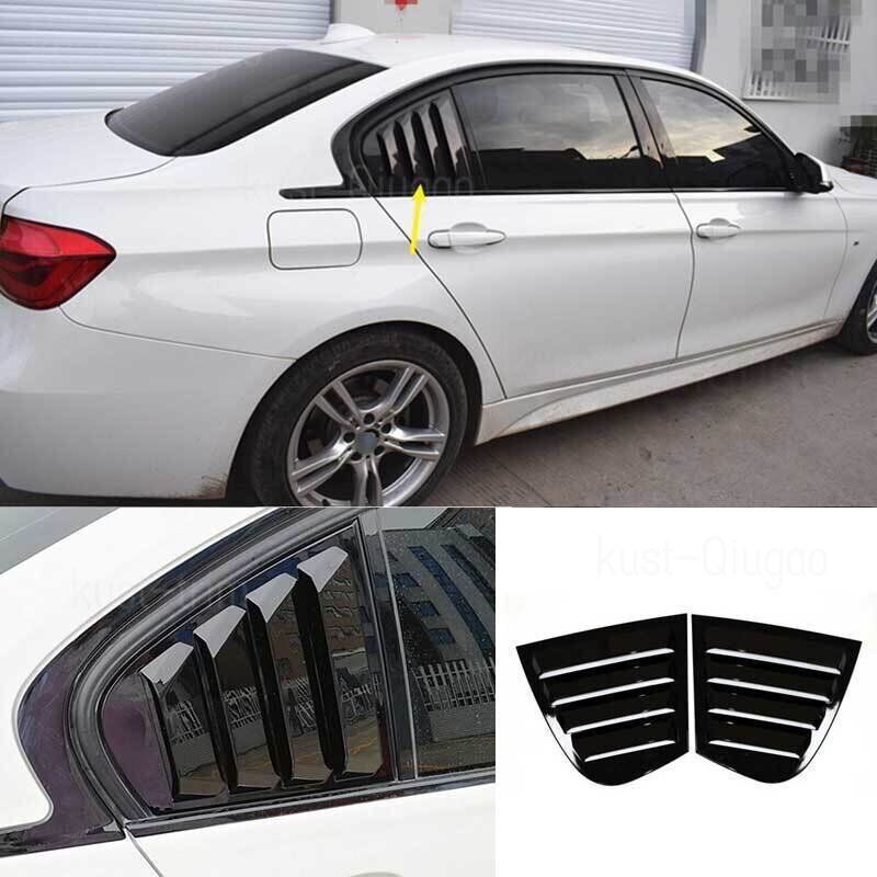 F30 3-SERIES GLOSS BLACK SIDE WINDOW LOUVER – Karbon Auto
