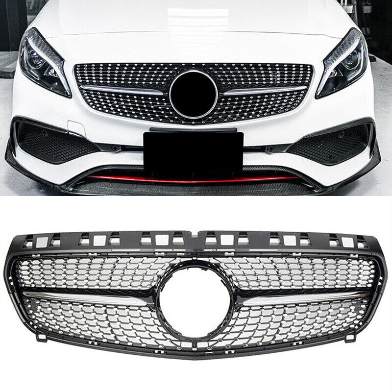 MERC W176 A-CLASS DIAMOND GRILLE – Karbon Auto