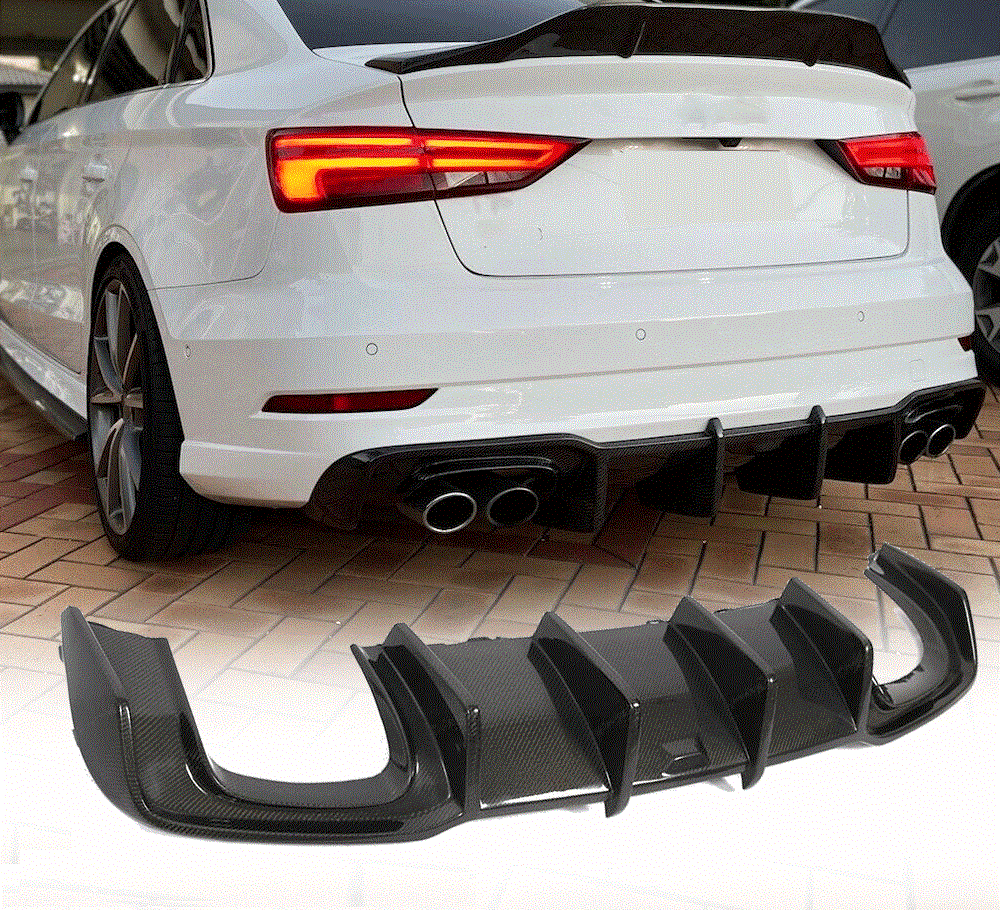 AUDI S3 8V.2 SEDAN AERO STYLE CARBON FIBRE DIFFUSER – Karbon Auto