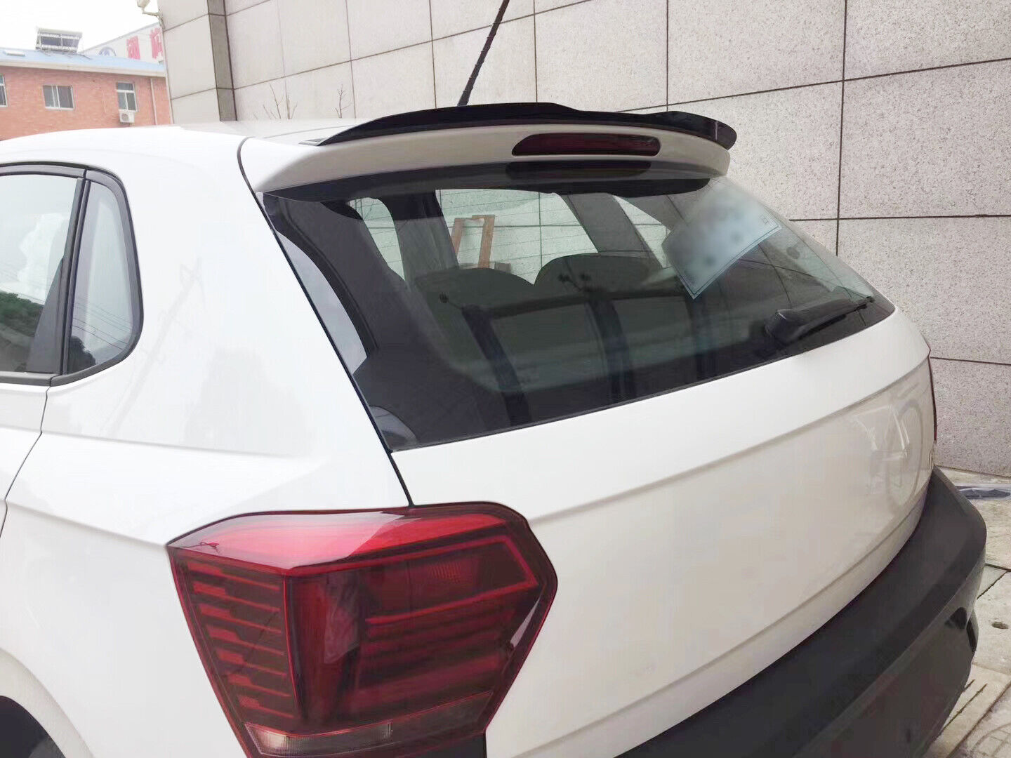 POLO 8 AW TSI MAXTON STYLE GLOSS BLACK ROOF SPOILER EXTENSION – Karbon Auto